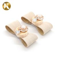 China 2026 showbowFashion Style Ladies Shoes Clip Accessories Butterfly Knot Shape for sale