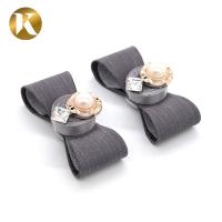 China 2026 showbowFashion Style Ladies Shoes Clip Accessories Butterfly Knot Shape for sale