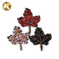 China Stylish High Heel Buckle Replacement Leaf Shape Special Cloth Material for sale