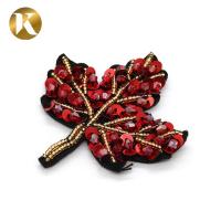 China Stylish High Heel Buckle Replacement Leaf Shape Special Cloth Material for sale