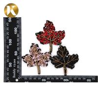 China Stylish High Heel Buckle Replacement Leaf Shape Special Cloth Material for sale
