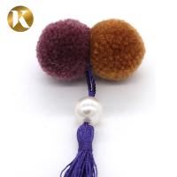 China Ball Shape Fashion Shoe Decoration Special Cloth Europe And America Style for sale