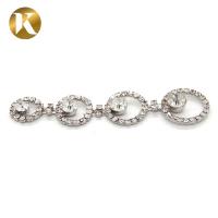 China Popular Woman Shoes Decoration Accessories Round Shaped Chain Buckle for sale