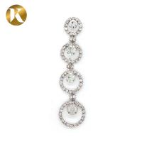 China Popular Woman Shoes Decoration Accessories Round Shaped Chain Buckle for sale