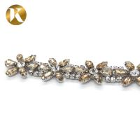 China 135mm*22mm Customized Women Shoe Tassel Chain Nickel / Black / Gold Color for sale