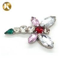 China Dragonfly Shape Rhinestone Shoe Clips Europe And America Style For Buckle Ornaments for sale