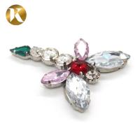 China Dragonfly Shape Rhinestone Shoe Clips Europe And America Style For Buckle Ornaments for sale