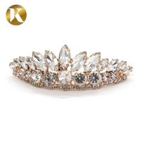 China Sparkling Diamond Buckle Shoes Decoration Accessories 75mm*25mm Size for sale