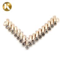 China V Shape Classic Antique Shoe Clips 75mm*95mm With Customization Service for sale