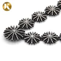 China Custom V Shape Decorative Shoe Clips 110mm*95mm Zinc Alloy Material for sale
