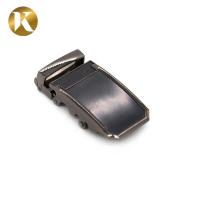 China Wenzhou Kml Custom Logo Black Business Zinc Alloy Automatic Belt Buckle for sale