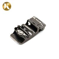 China Wenzhou Kml Custom Logo Black Business Zinc Alloy Automatic Belt Buckle for sale