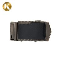 China Fashion Auto Lock Zinc Alloy Buckle Simple Design For Business Men for sale
