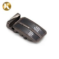China Black Surface Automatic Belt Buckles With Carving Surface Treatment for sale