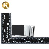 China Metal Zinc Alloy 35mm Reversible Belt Buckle With Carving Surface Treatment for sale