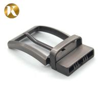 China Wenzhou KML 35mm Reversible Rectangle Square Pin Zinc Alloy Belt Buckle for sale