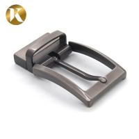 China Wenzhou KML 35mm Reversible Rectangle Square Pin Zinc Alloy Belt Buckle for sale
