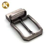 China Wenzhou KML Best quality mult color simple zinc alloy reversible pin belt buckle promotion for sale