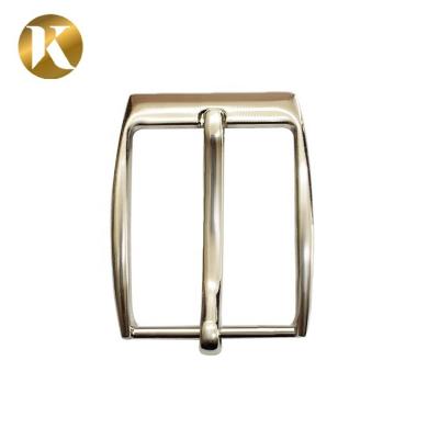 China Wenzhou KML Wholesale white drawing wire boutique man metal reversible adjustable pin belt buckle for sale