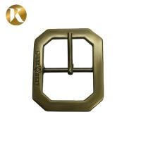 China Wenzhou KML personality custom gun gold silver metal mens pin belt buckle with logo for sale