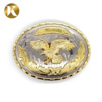 China Wenzhou KML Factory Supply Fashion Oval 41mm 2 Color Belt Buckle for sale