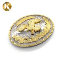 China Wenzhou KML Factory Supply Fashion Oval 41mm 2 Color Belt Buckle for sale