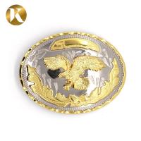 China Wenzhou KML Factory Supply Fashion Oval 41mm 2 Color Belt Buckle for sale
