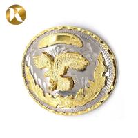 China Wenzhou KML Factory Supply Fashion Oval 41mm 2 Color Belt Buckle for sale