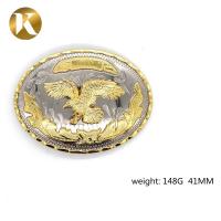China Wenzhou KML Factory Supply Fashion Oval 41mm 2 Color Belt Buckle for sale