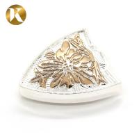 China Wenzhou KML Custom Fashion Popular Shiny Zinc Alloy 2 Color Pin Belt Buckle for sale