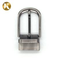 China Wenzhou KML popular fashion reversible 35mm zinc alloy pin belt buckle for sale