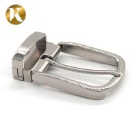 China Wenzhou KML Popular style reversible metal zinc alloy pin belt buckles for sale