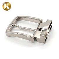China Wenzhou KML 35mm Simple Teeth Pin Zinc Alloy Man Belt Buckle for sale