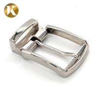 China Wenzhou KML 35mm Simple Teeth Pin Zinc Alloy Man Belt Buckle for sale