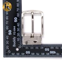 China Wenzhou KML 35mm Simple Teeth Pin Zinc Alloy Man Belt Buckle for sale