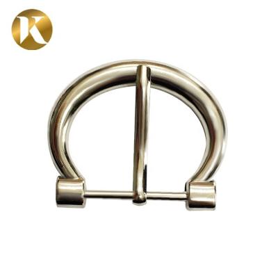 China Wenzhou KML Semi circular fashion boutique lady metal pin belt buckle clip for sale