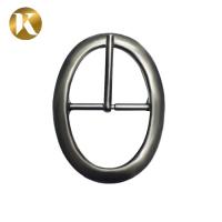 China Wenzhou KML Custom popular oval shaped retro 40mm pin belt buckle for sale