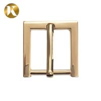 China Wenzhou KML 20mm popular small beautiful metal zinc alloy pin belt buckle for sale