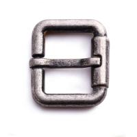 China Wenzhou KML Promotion 25mm Rectangle Vintage Metal Pins Belt Buckle for sale