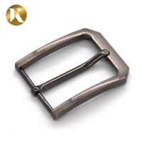 China Men Metal 35mm Pin Belt Buckles With Handwork + Machinery Technics for sale