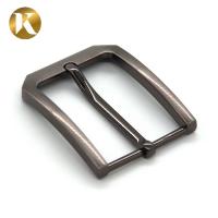 China Men Metal 35mm Pin Belt Buckles With Handwork + Machinery Technics for sale
