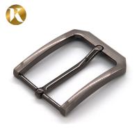 China Men Metal 35mm Pin Belt Buckles With Handwork + Machinery Technics for sale