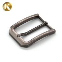 China Men Metal 35mm Pin Belt Buckles With Handwork + Machinery Technics for sale