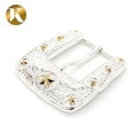 China Thick Retro Logo Cool Belt Buckles Zinc Alloy Material for sale