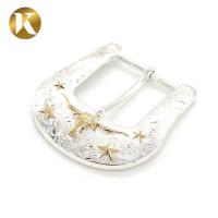 China Customize Logo Metal Zinc Belt Buckle High End For Man Decoration for sale
