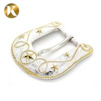 China Zinc Alloy Double Pin Belt Buckle 40mm Inner Size With Long Using life for sale