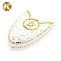 China Decoration 2 Color Plate Belt Buckles Leisure Style High Durability For Man for sale