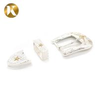China Men Fashion Belt Buckles , Thick Zinc Alloy Plate Style Belt Buckle for sale