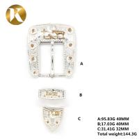 China Fashion 2 Color Plate Belt Buckles With Handwork + Machinery Technics for sale