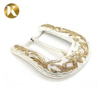 China Popular 2 Color Decorative Belt Buckle Metal Durable Zinc Alloy Material for sale